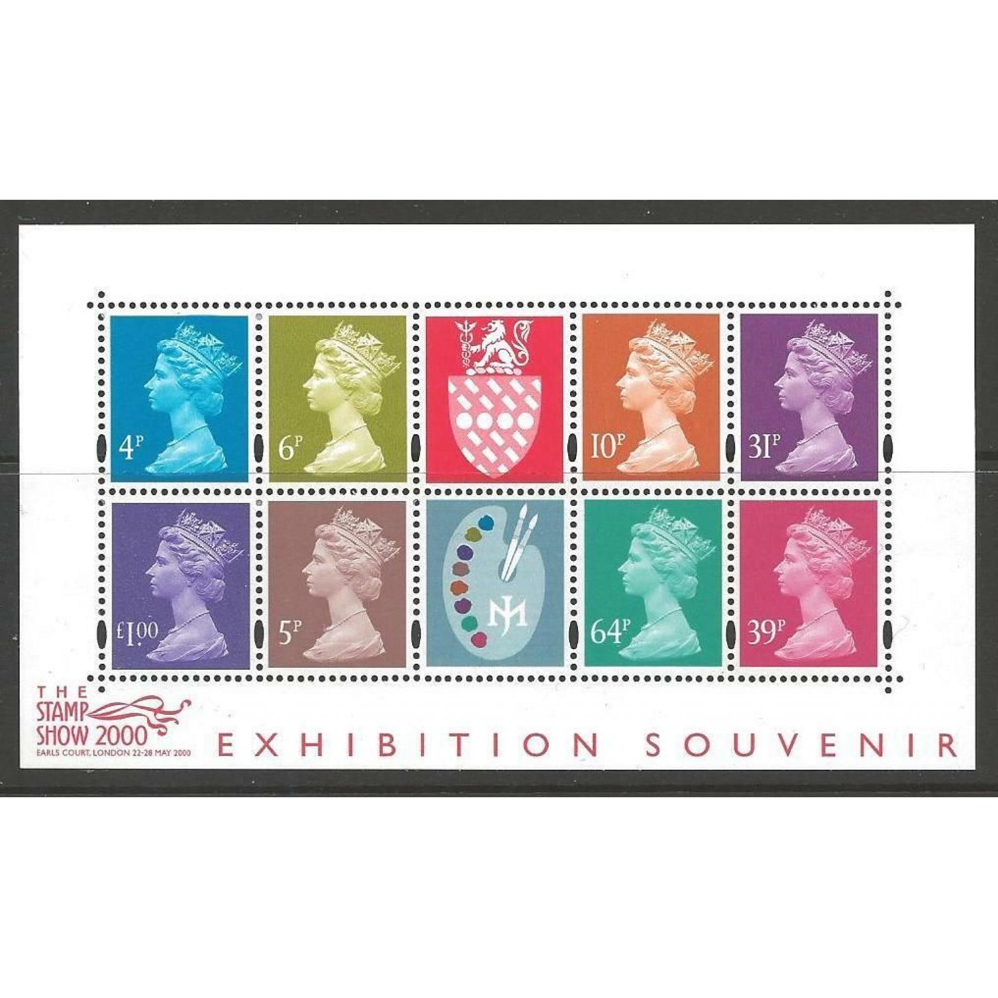Gb Sgms2146 2000 The Stamp Show Mnh